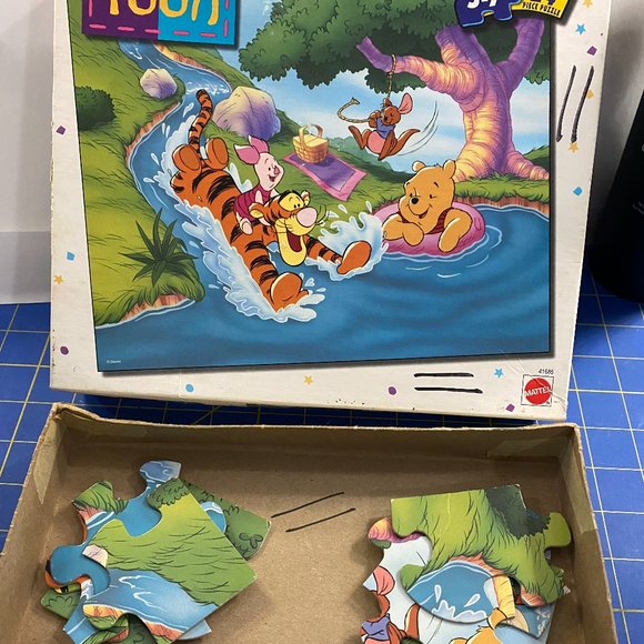 Mattel | Toys | Mattel Pooh Waterslide Jigsaw Puzzle | Poshmark